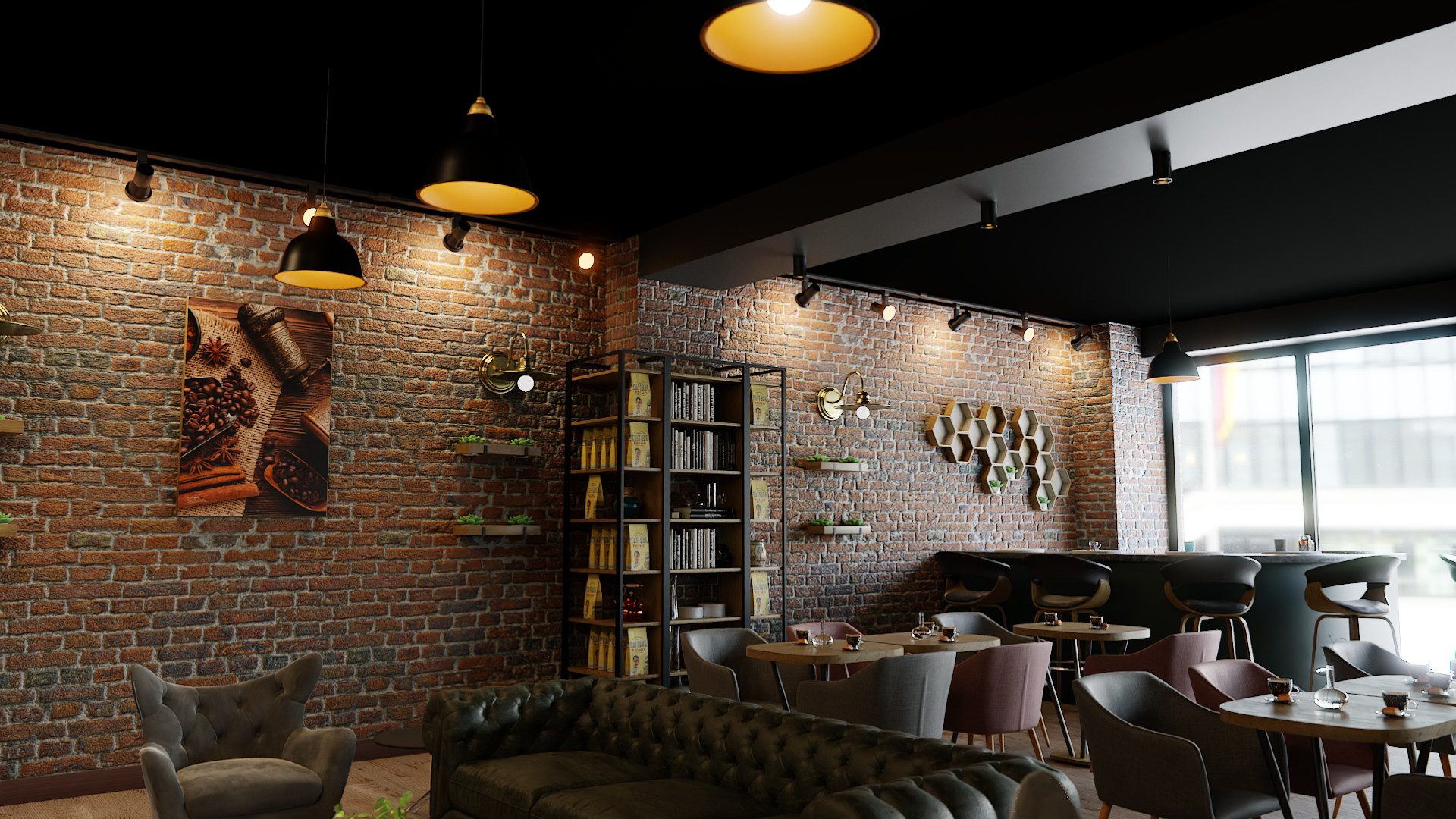 Cafe Tasarımı - Cafe Dekor | benna interior